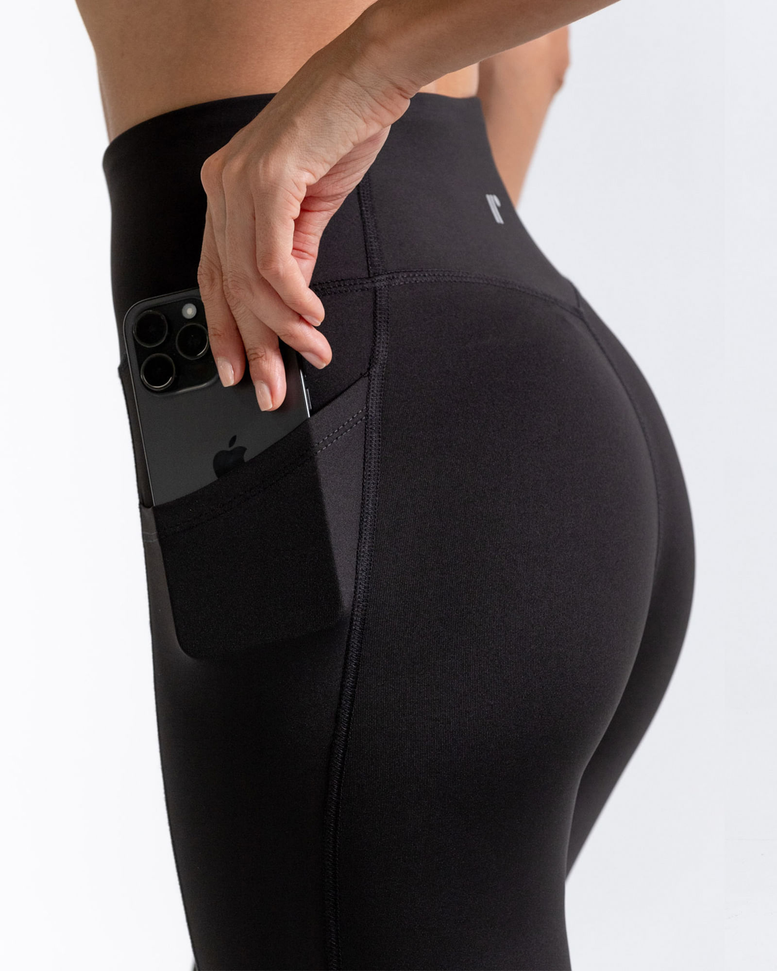 Licra Larga PowerFlex Negro Mujer - Racketball